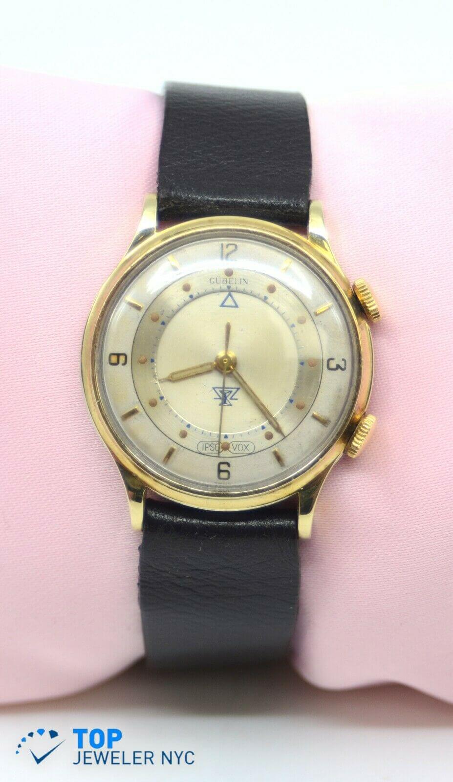 Vintage Gubelin 18K Gold Plated Watch – Top Jeweler NYC