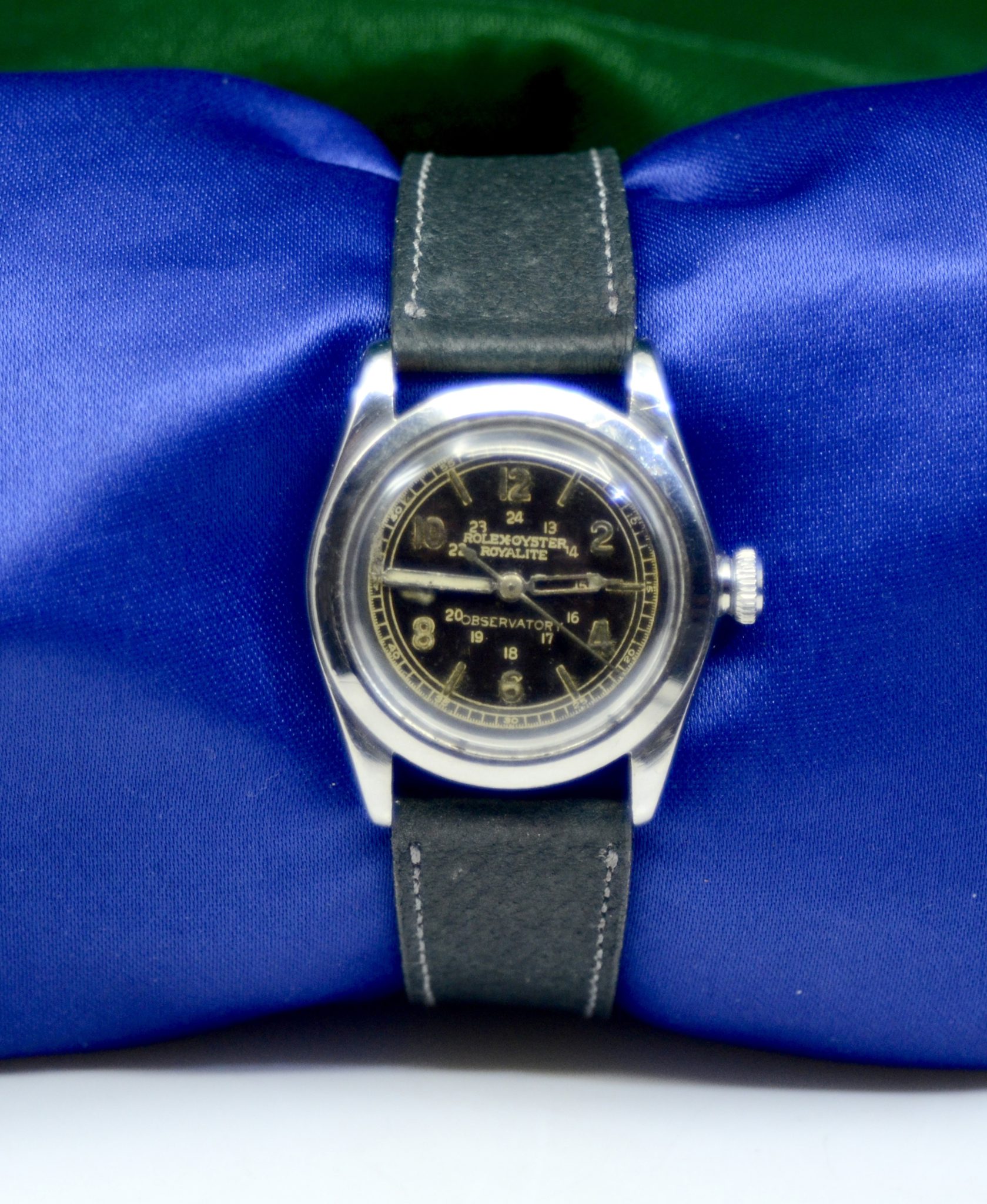 Vintage Rolex Oyster Royalite Observatory Watch Stainless Steel 2280 ...