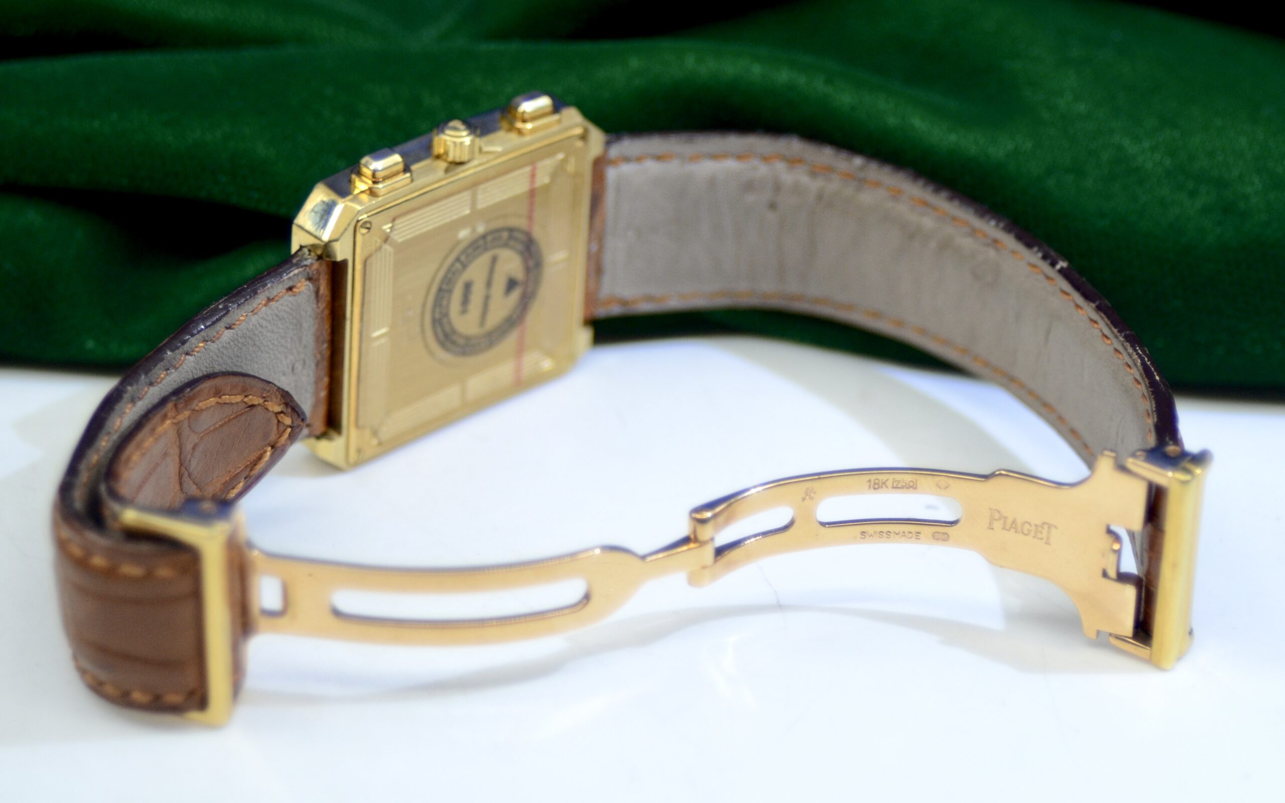 Piaget Protocol 18K Yellow Gold watch w/3 sub-dials/ papers – Top ...